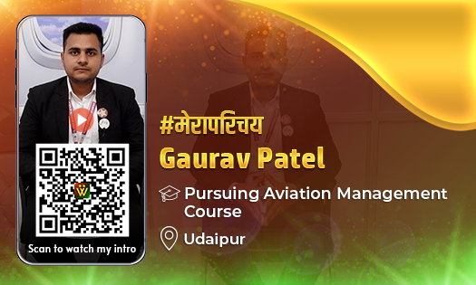 Video Introduction of Gaurav Patel, Aviation Management Course from VFLY Aviation & Hospitality ...