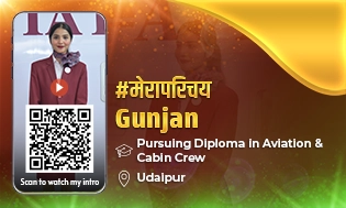 Gunjan, Diploma in Aviation & Cabin Crew at VFLY Aviation & Hospitality Training Academy ...