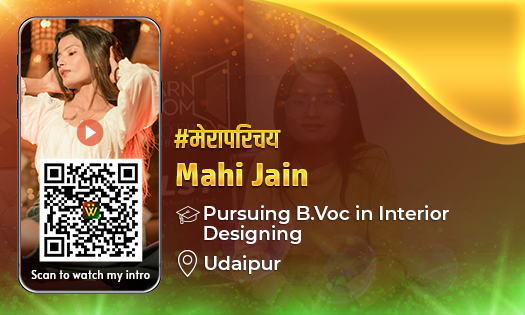 Video Introduction of Mahi Jain, B.Voc in Interior Designing from International Institute of ...