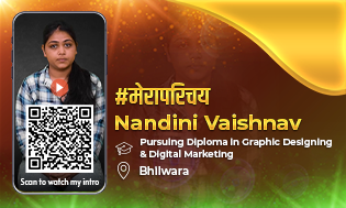 Nandini Vaishnav, Pursuing Diploma in Graphic Designing & Digital Marketing at CADD Centre ...