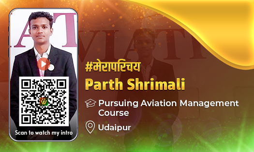 Video Introduction of Parth Shrimali, Aviation Management Course from VFLY Aviation ...