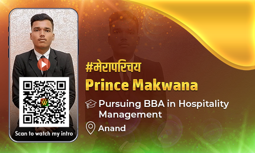 Prince Makwana, BBA in Hospitality Management at AIMS College of ...