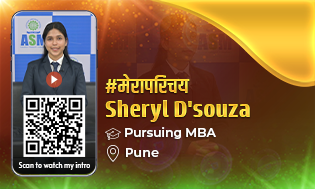 Sheryl D'souza, MBA at ASM IBMR, Pune | Watch Video Introduction