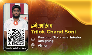 Trilok Chand Soni, Diploma in Interior Designing at CADD Centre, Ajmer | Watch Video Introduction