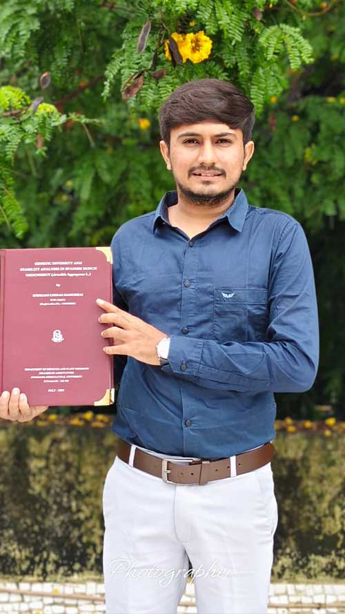 Godhani Chirag M., Pursuing MSc in Genetics & Plant Breeding at College ...