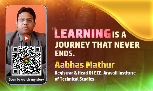 Aabhas Mathur, Registrar & Head Of ECE at Aravali Institute of Technical Studies, Udaipur