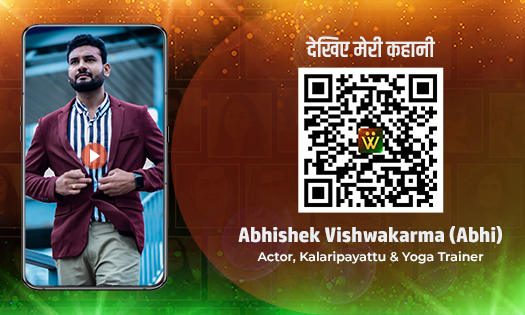 Abhishek Vishwakarma (Abhi), Actor, Kalaripayattu & Yoga Trainer, Uttar Pradesh