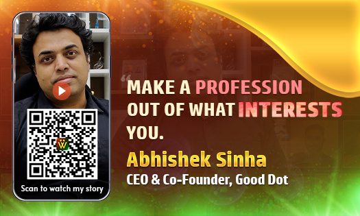 Abhishek Sinha, CEO & Co-Founder at Good Dot, Udaipur
