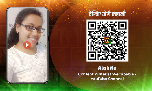 Alokita, Content Writer at WeCapable - YouTube Channel, Patna