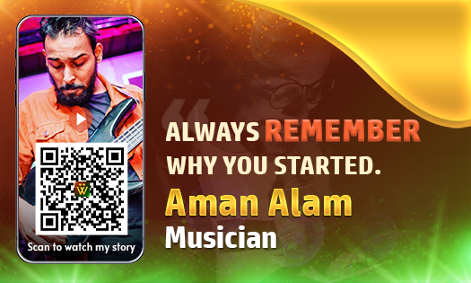 Watch the Inspiring Story of an Artist, Aman Alam | Guitarist and Musician