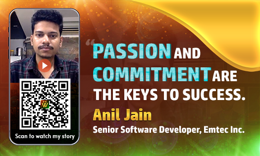 Anil Jain, Senior Software Developer Emtec Inc., Mumbai