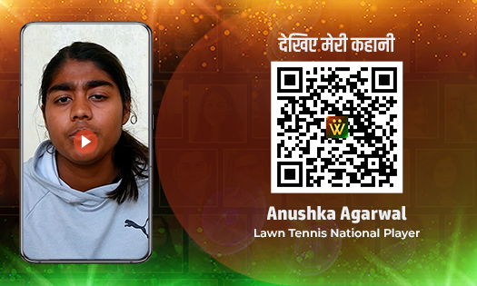 Anushka Agarwal, National Tennis Player, Udaipur
