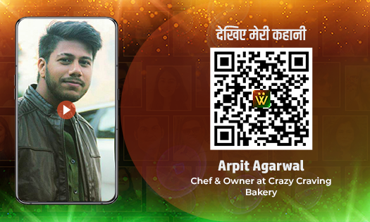 Arpit Agarwal, Chef & Owner of Crazy Craving Bakery, Jaipur