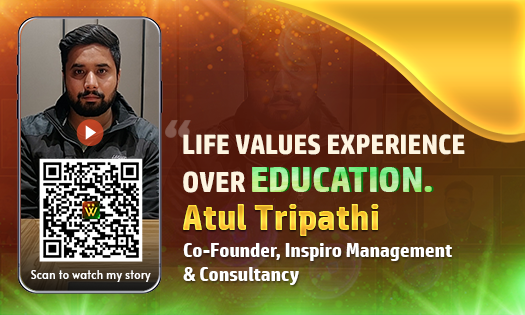 Atul Tripathi, Co-Founder of Inspiro Management & Consultancy, Udaipur