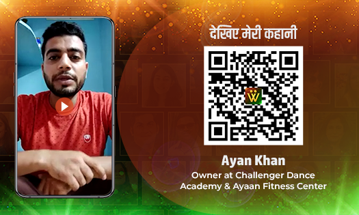 Ayan Khan, Owner of Challenger Dance Academy & Ayaan Fitness Center, Jaipur
