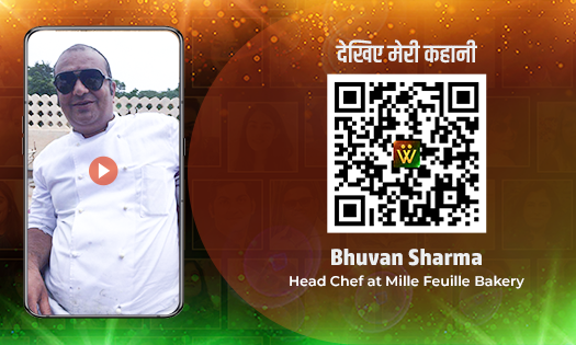 Bhuvan Sharma, Head Chef at Mille-Feuille Bakery, Udaipur