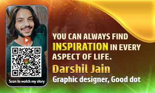 Darshil Jain, Graphic designer at Good dot, Udaipur