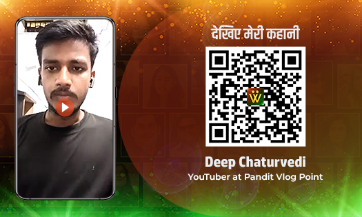 Deep Chaturvedi, YouTuber at Pandit Vlog Point, Lucknow