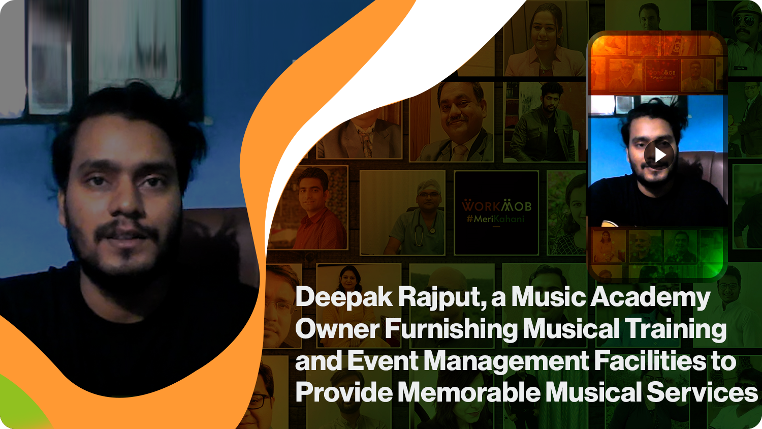 Deepak Rajput, Owner of Strumming Tunes Music Academy, Jaipur