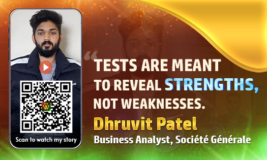 Dhruvit Patel, Business Analyst of Société Générale, Bangalore