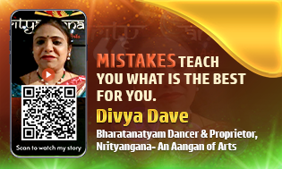 Divya Dave, Bharatanatyam Dancer & Proprietor Nrityangana- An Aangan of Arts, Mumbai