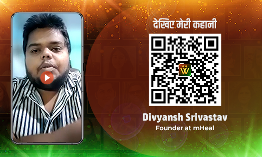 Divyansh Srivastav, Founder of mHeal, Jaipur