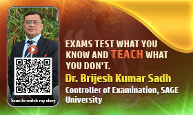 Meet Examination Management Expert Dr. Brijesh Kumar Sadh | Exam Controller in a University