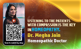 View the Story of Dr. Megha Jain | Homoeopathic Doctor