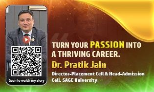 Watch the Story of Placements Director Dr. Pratik Jain | Admissions Cell Head in a University