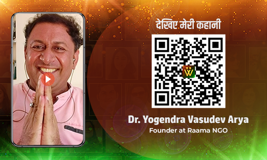 Dr. Yogendra Vasudev Arya, Founder at Raama NGO, Jaipur
