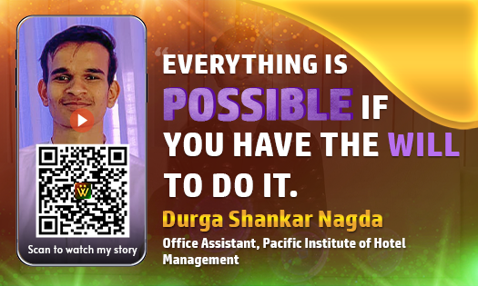 View the Story of Durga Shankar Nagda | Office Assistant