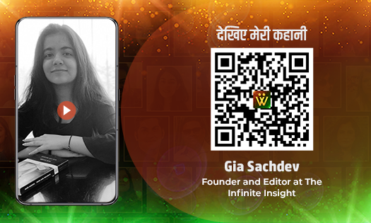 Gia Sachdev, Founder and Editor at The Infinite Insight