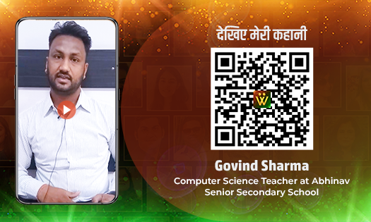 Govind Sharma, Computer Science Teacher at Abhinav Senior Secondary School, Udaipur