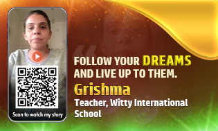 Grishma, Teacher at Witty International School, Udaipur