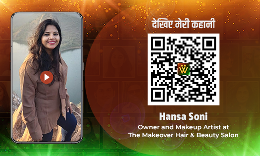 Hansa Soni, Owner and Makeup Artist at The Makeover Hair & Beauty Salon ...