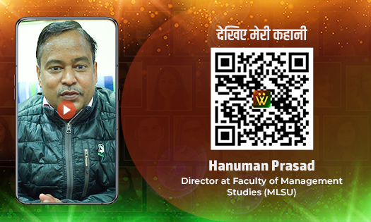 Hanuman Prasad, Director at Faculty of Management Studies (MLSU), Udaipur
