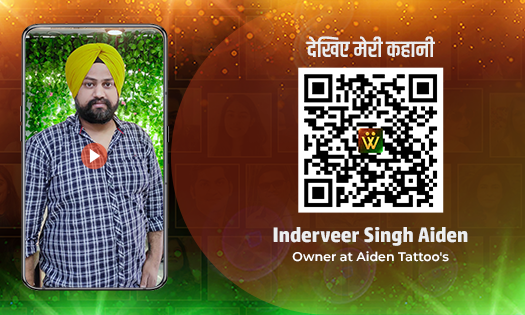 Inderveer Singh Aiden, Owner at Aiden Tattoo's, Kota