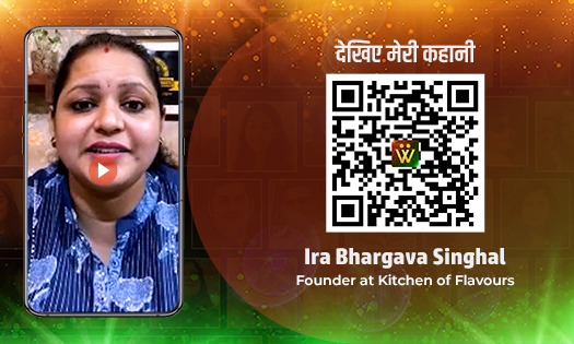 Ira Bhargava Singhal, Founder of Kitchen of Flavours, New Delhi