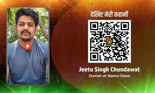 Jeetu Singh Chundawat, Owner of Namo Dosa, Udaipur