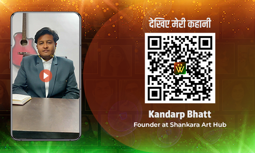 Kandarp Bhatt, Founder of Shankara Art Hub at Shankara Art Hub, Savarkundla