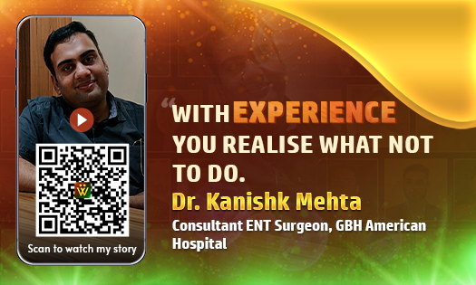 Dr. Kanishk Mehta, Consultant ENT Surgeon of GBH American Hospital, Udaipur