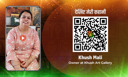 Khush Mali, Owner of Khush Art Gallery, Udaipur