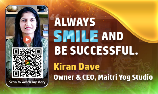 Kiran Dave, Owner & CEO Maitri Yog Studio, Udaipur