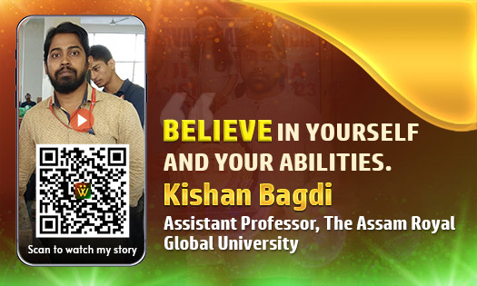 Kishan Bagdi, Assistant Professor at The Assam Royal Global University, Silchar