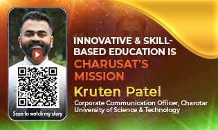 Watch the Story of Kruten Patel | Charotar University of Science and Technology, Anand