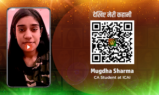 Mugdha Sharma, CA Student at ICAI, Udaipur