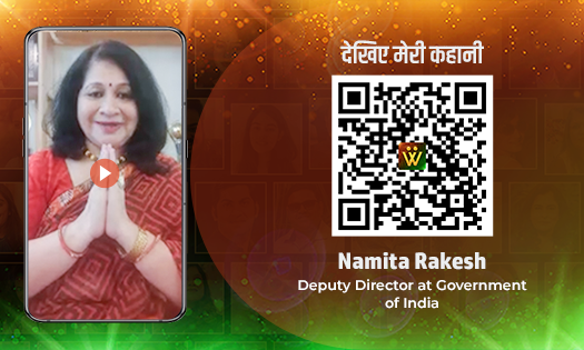 Namita Rakesh, Deputy Director at Government of India, Delhi