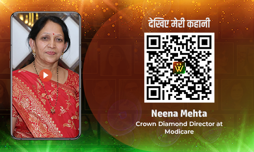 Neena Mehta, Crown Diamond Director at Modicare, Udaipur
