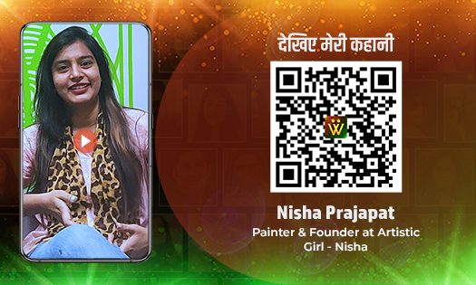 Nisha Prajapat, Painter & Founder of Artistic Girl - Nisha, Udaipur