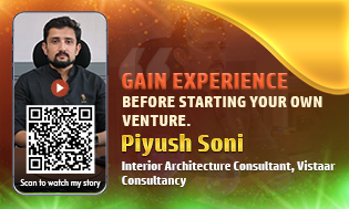 View the Story of Interior Designer & Consultant Piyush Soni | Vistaar Consultancy